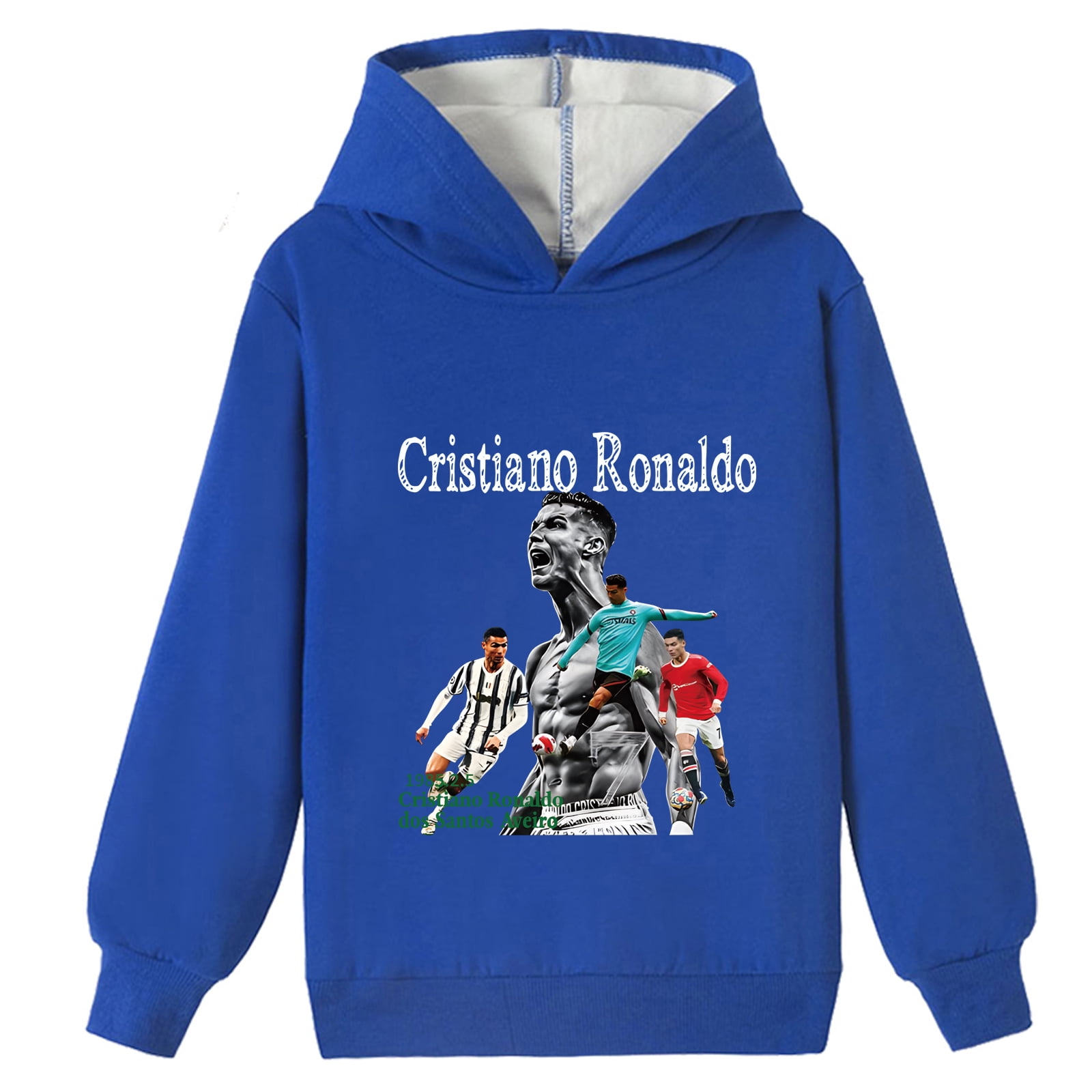Student Hoodie Cristiano Ronaldo Fleece Brushed works for Winter School ...