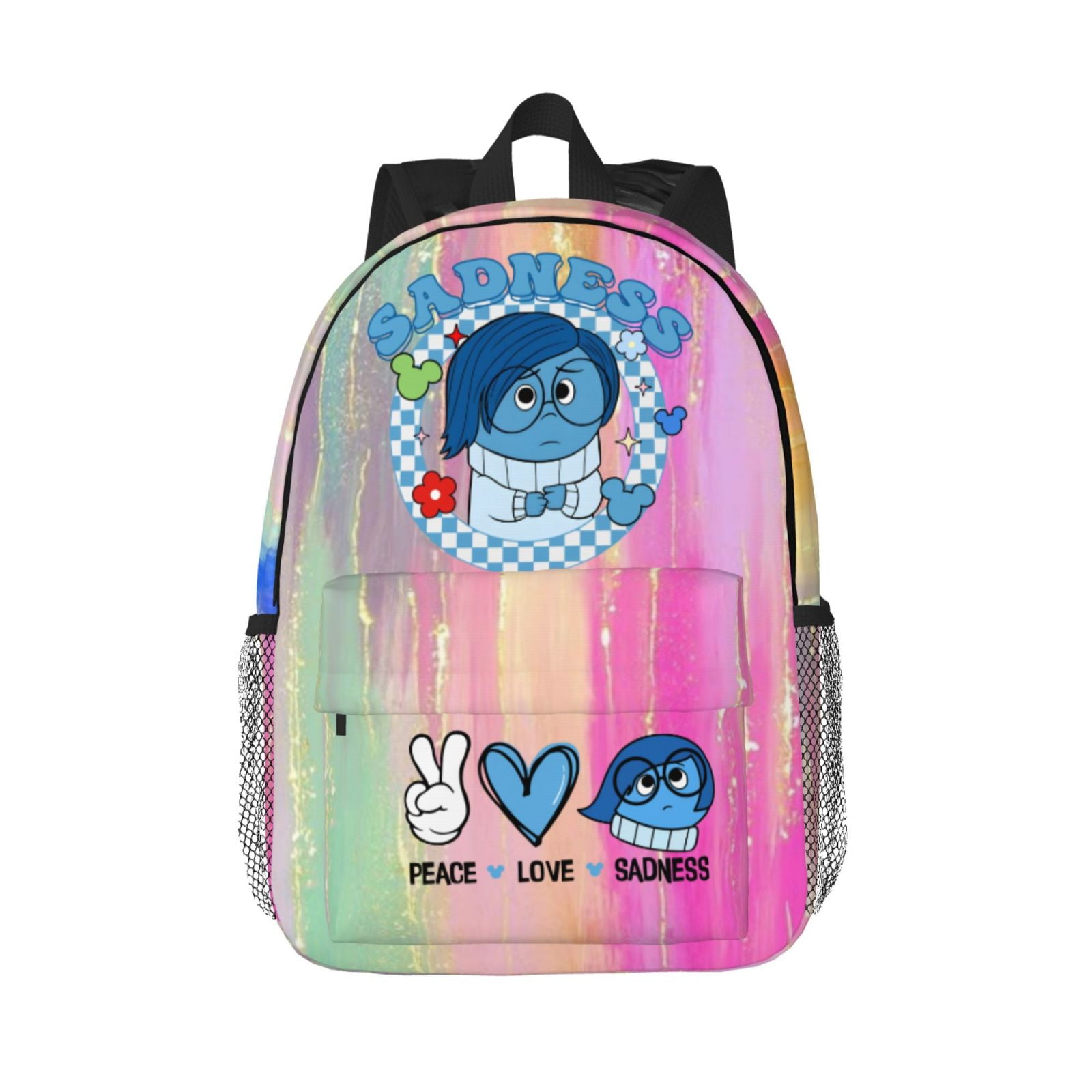 Student Inside Out 2 Double Layer School Bag Burden Reduction Portable ...