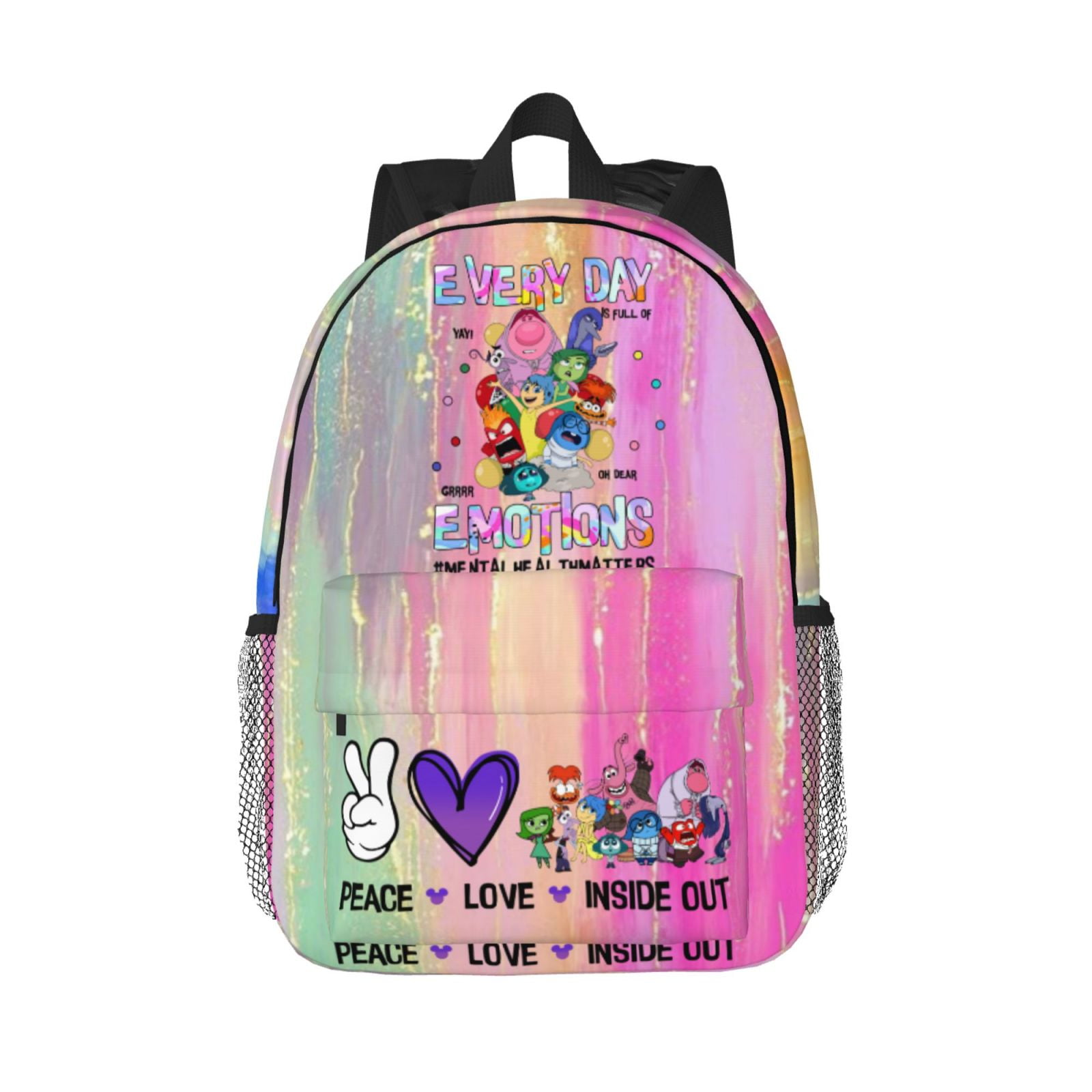 Student Inside Out 2 Double Layer School Bag Burden Reduction Portable ...