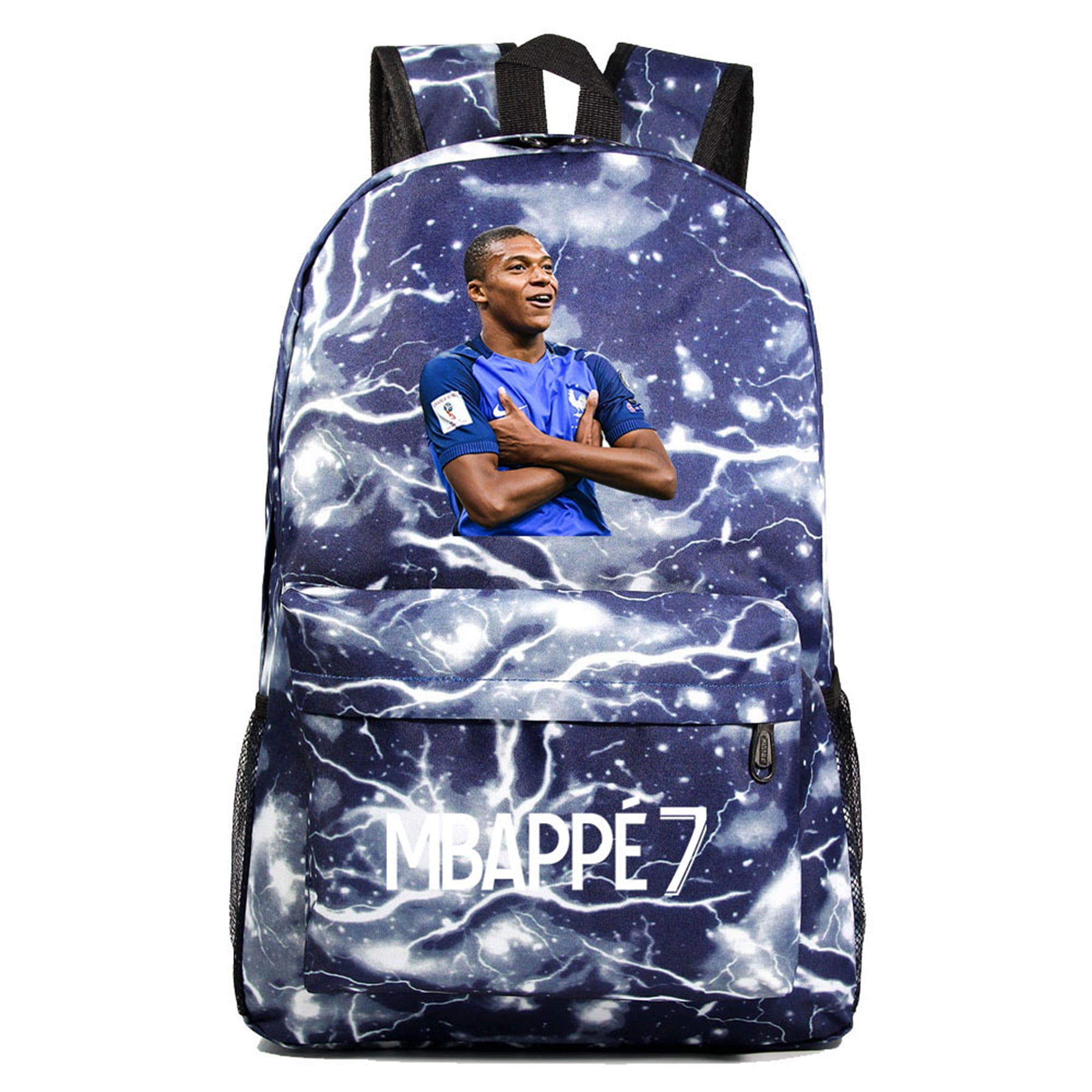 Student Kylian Mbappe Backpack-Waterproof Casual Bookbag-Novelty ...