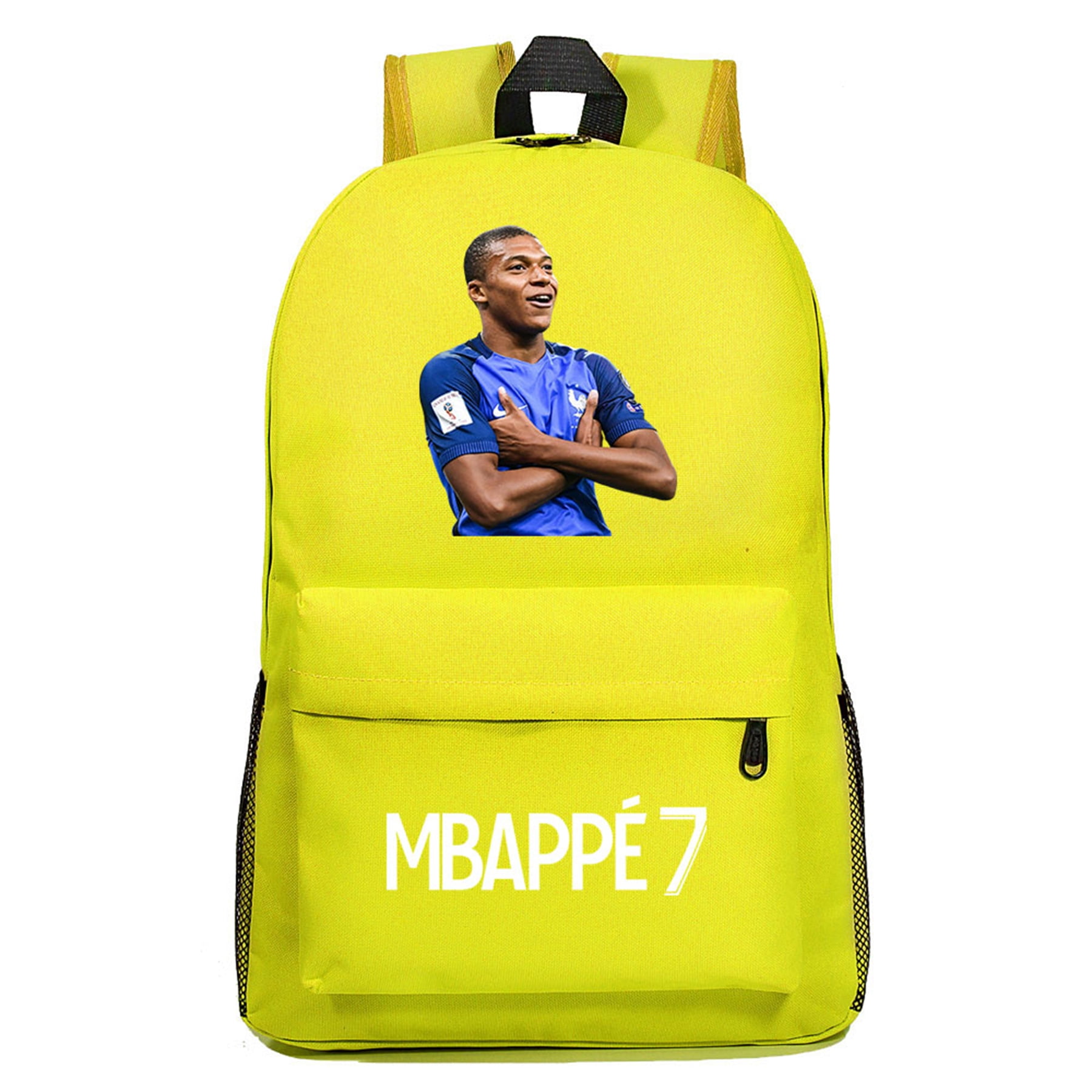 Student Kylian Mbappe Backpack-Waterproof Casual Bookbag-Novelty ...