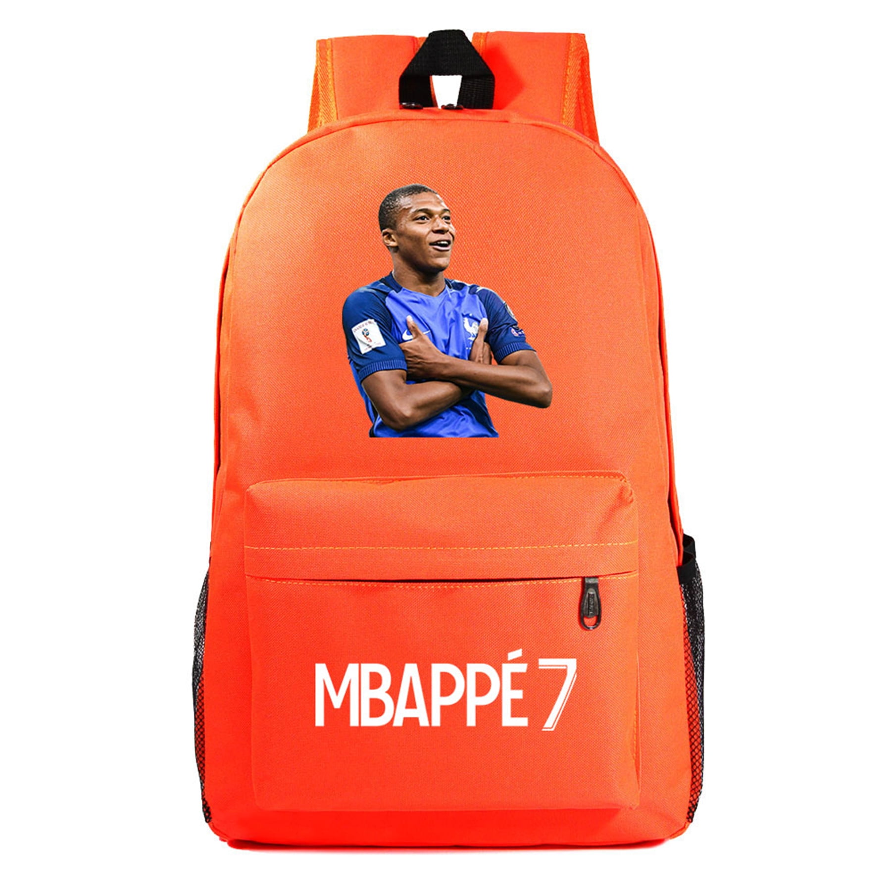 Student Kylian Mbappe Backpack-Waterproof Casual Bookbag-Novelty ...