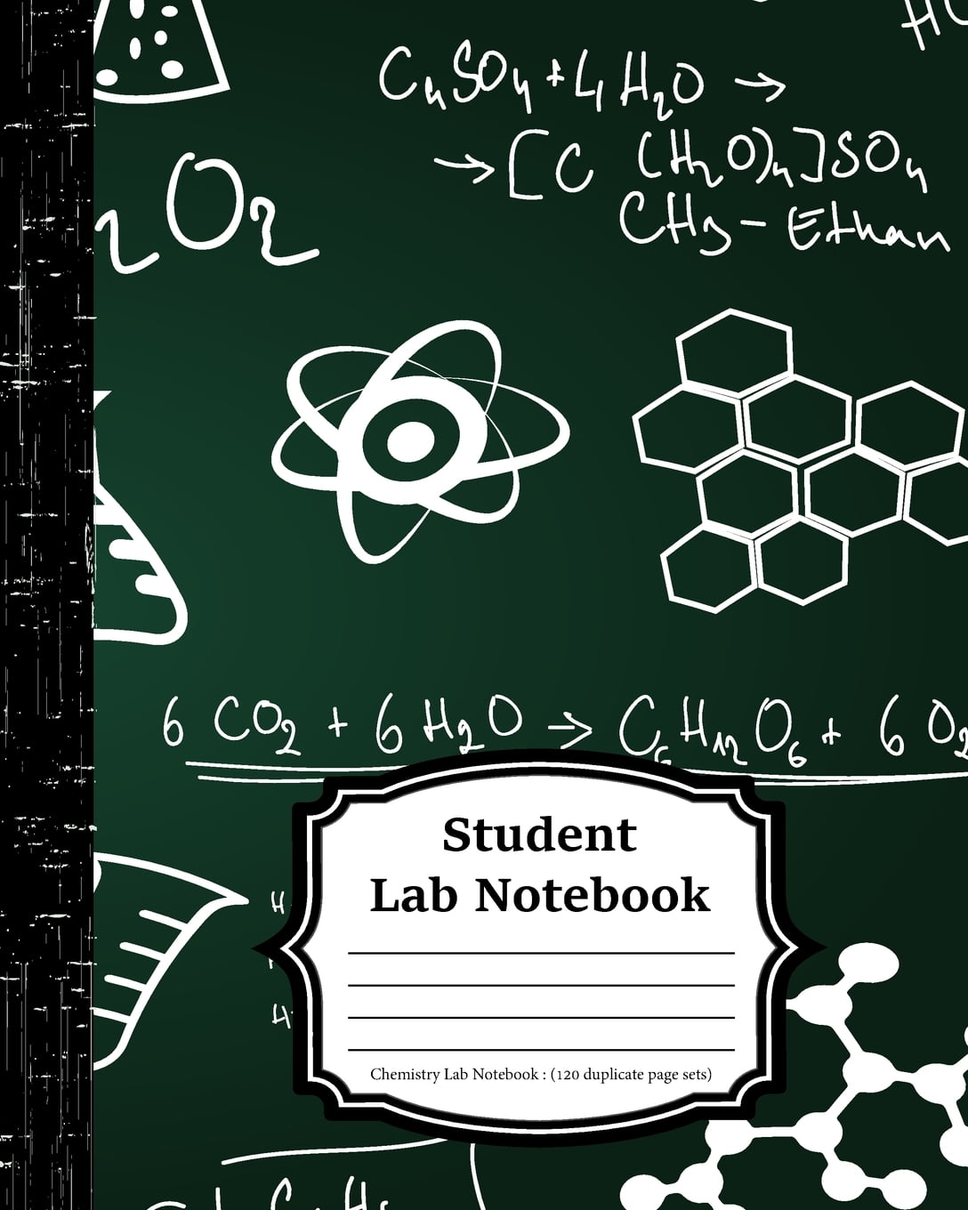 Students Corner Chemistry Lab Grid Ruled Notebook, 8in x 10in, 120 ...