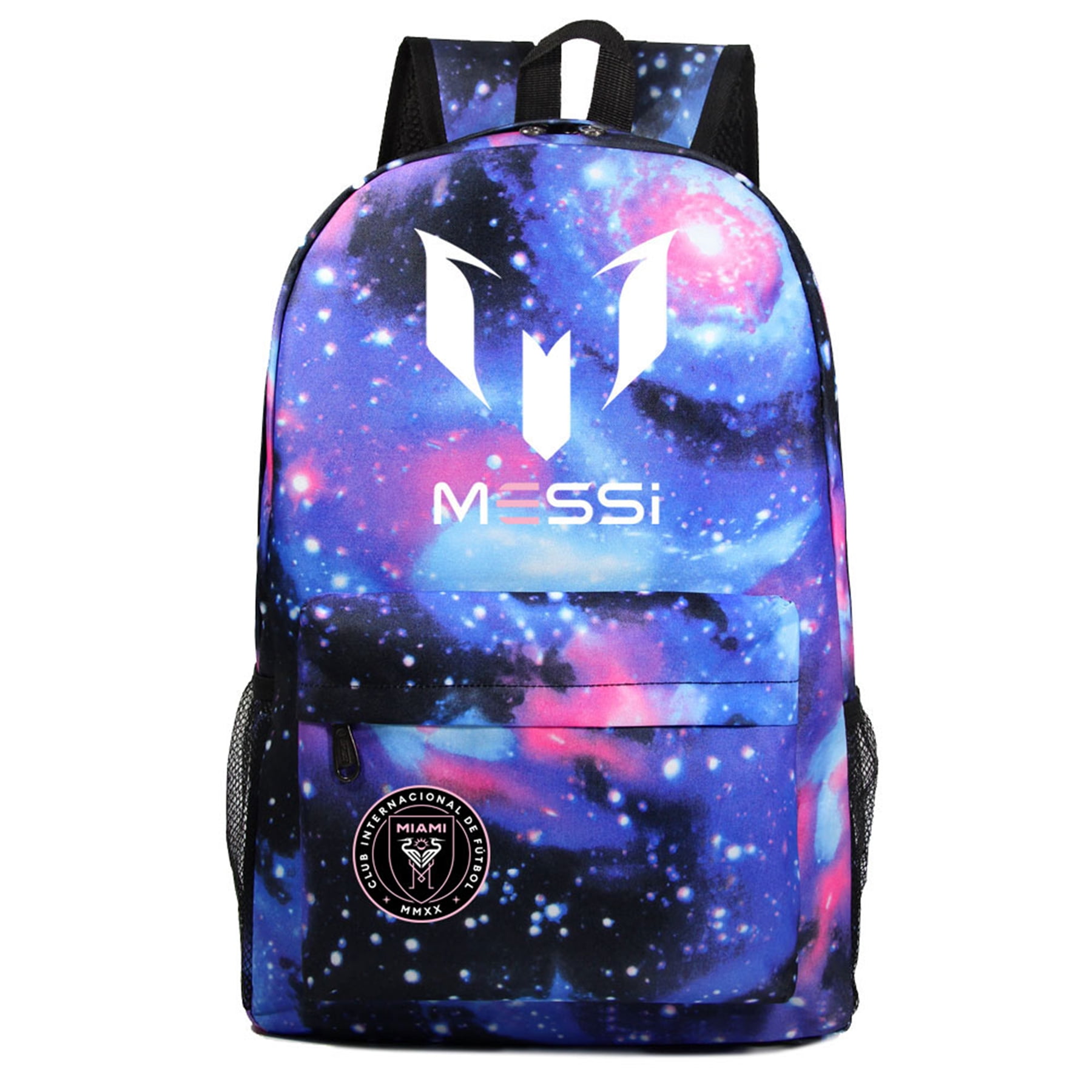Student Messi_10 Classic Bookbag-Lightweight Canvas School Backpack ...
