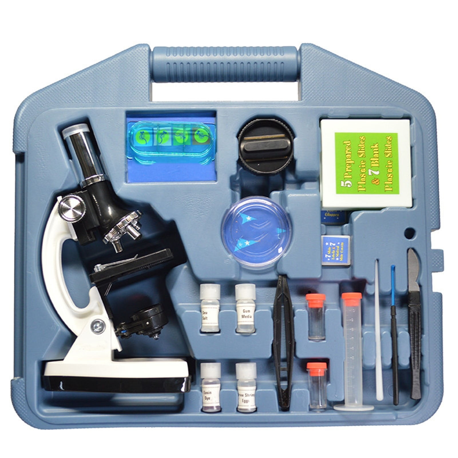 Student Microscope Kit,Lab LED1200X Home School Science Educational Toy ...