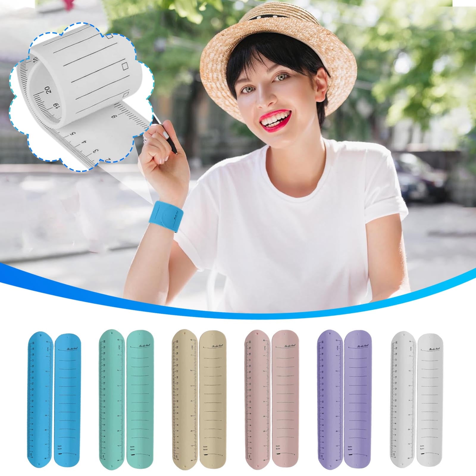 Student Note Bracelet Tool | Erasable Memo Wristband | Reusable Silica ...