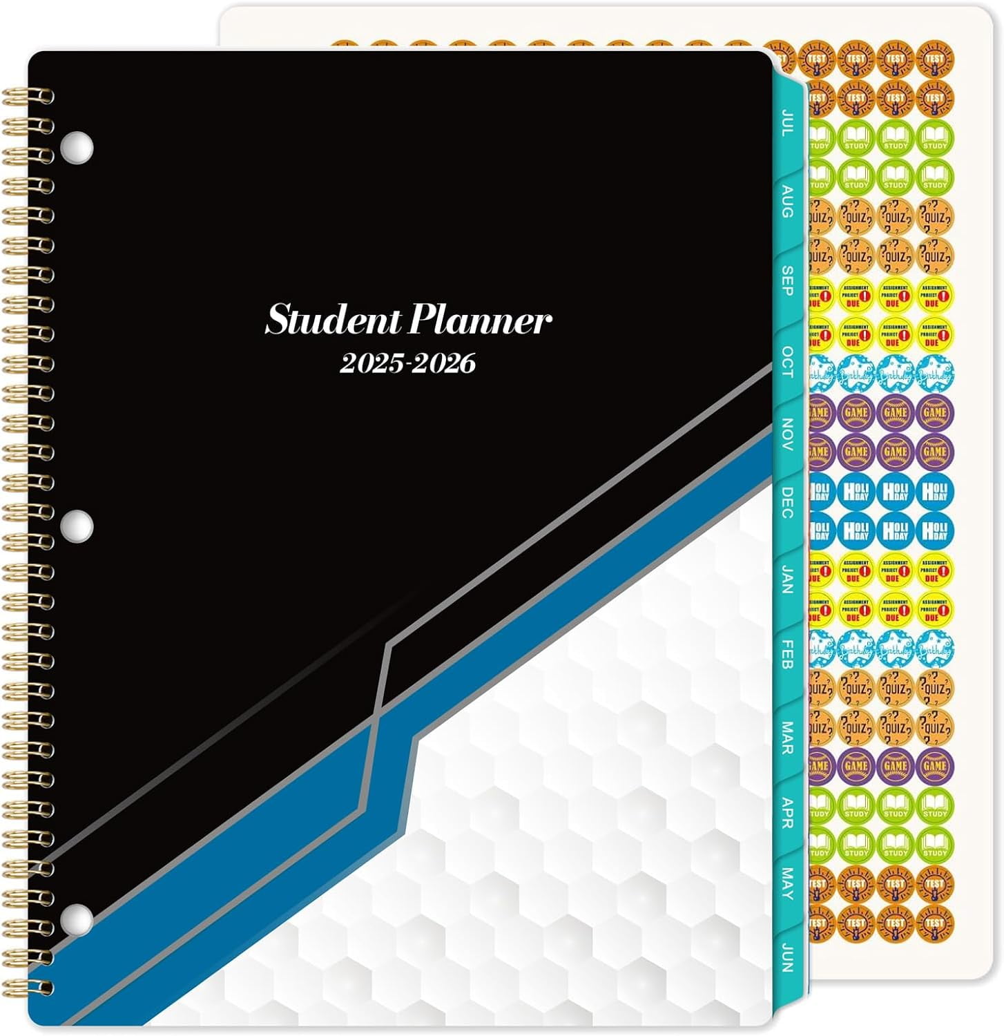Student Planner 2025-2026 - Academic Planner with Stickers, July 2025 ...