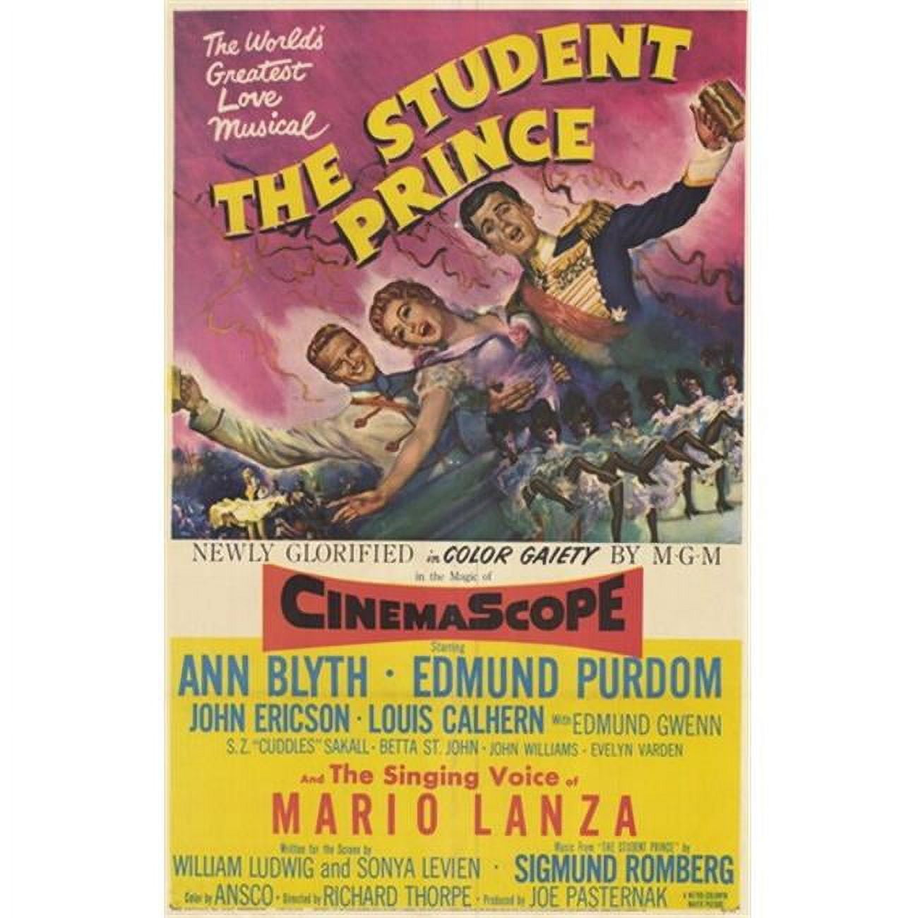 Student Prince Movie Poster - 11 x 17 in. - Walmart.com