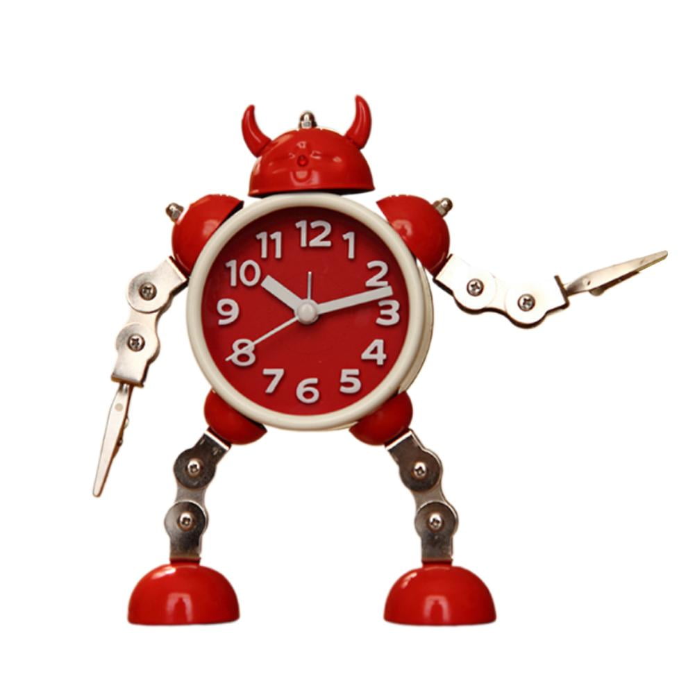 Student Robot Alarm Clock - Creative & Fun Design, High Precision Chip ...