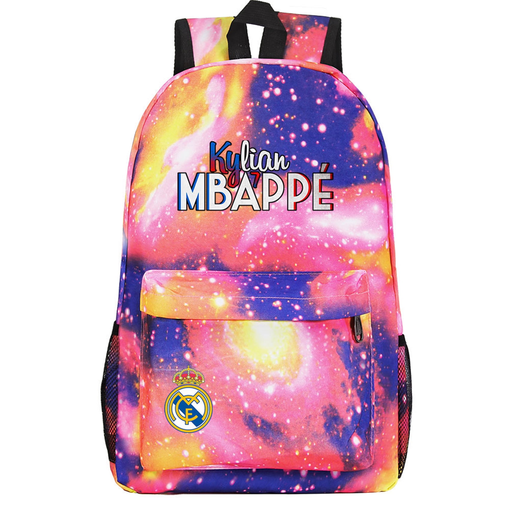 Student School Book Bag Kylian Mbappe Football Star Backpack ...