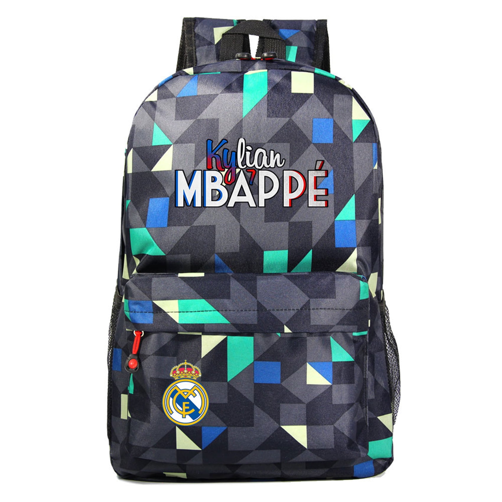 Student School Book Bag Kylian Mbappe Football Star Backpack ...