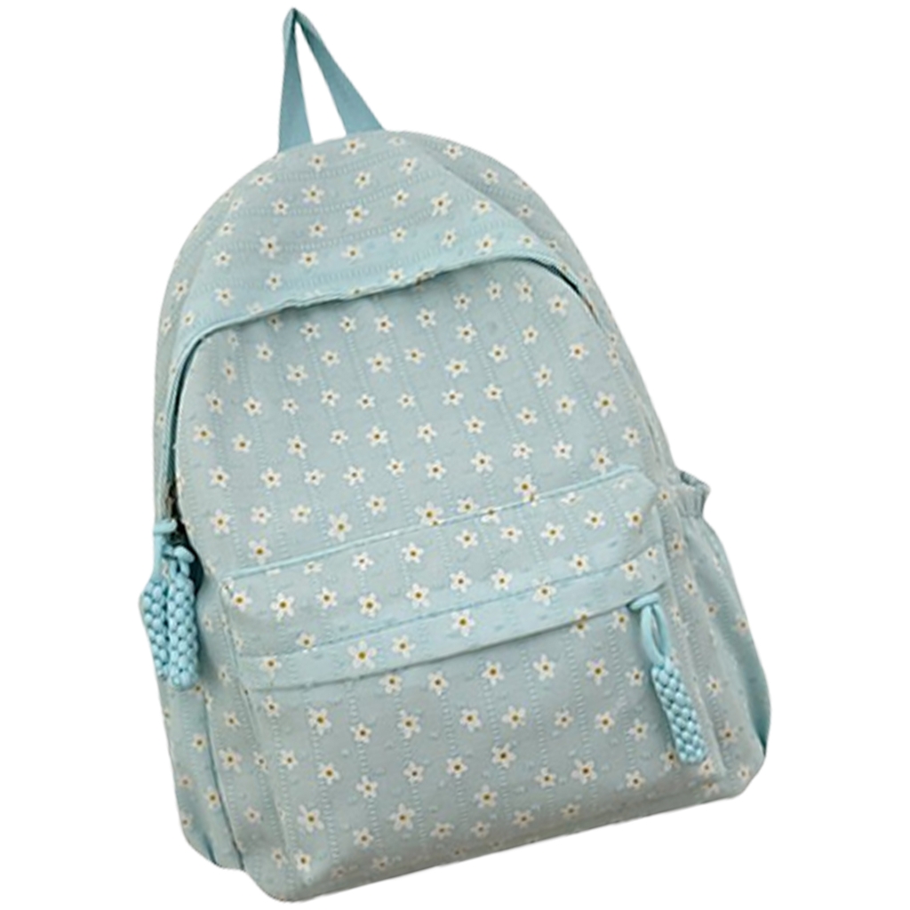 Student School Bookpack Flower Print Backpack Travel Backpack Aesthetic ...