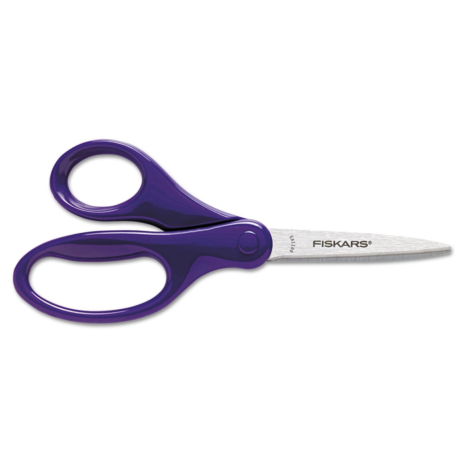 Student Scissors, Pointed Tip, 7" Long, 3" Cut Length, Straight Handles ...