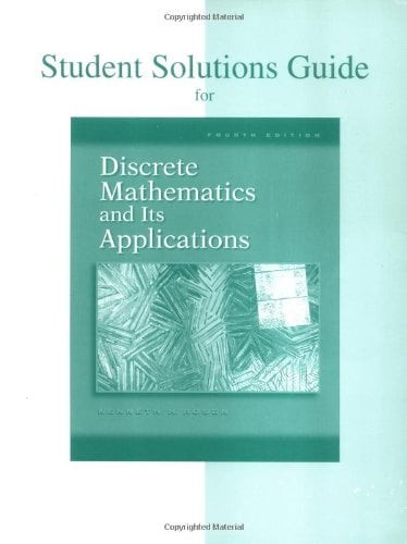 Pre-Owned Student's Solutions Guide to accompany Discrete Mathematics ...