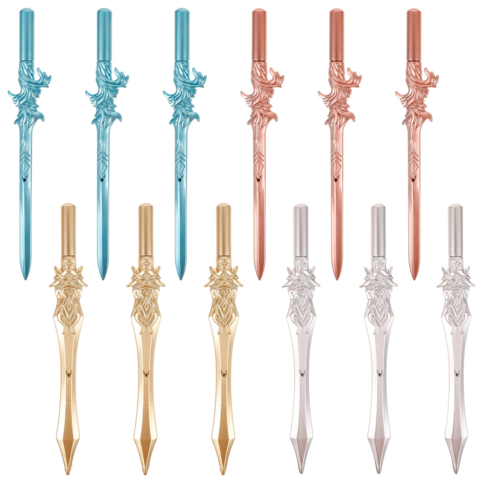Student Stationery Neutral Pens Sword Gel Writing for Gift Knight Man ...