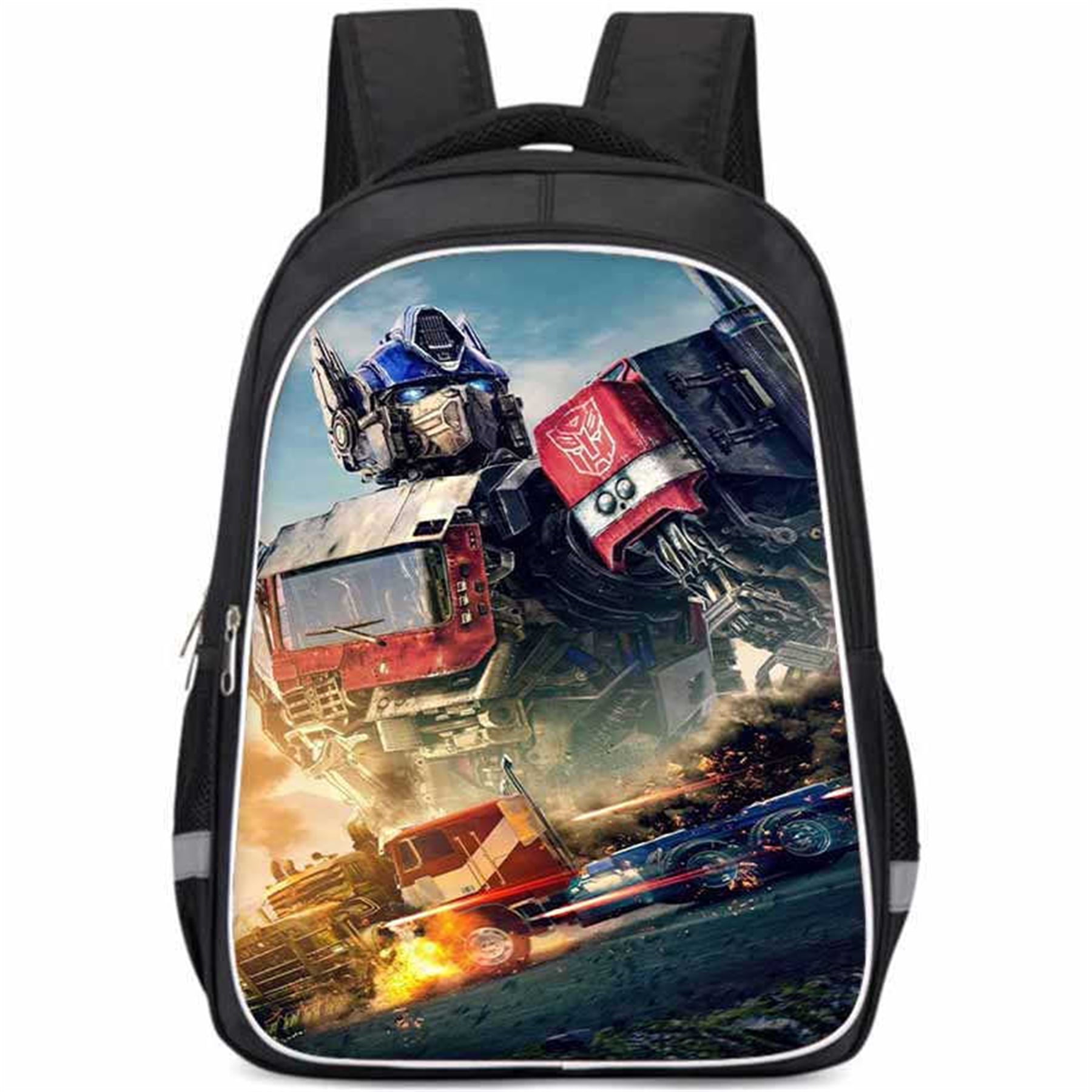 Student Transformers Bumblebee Backpack-Waterproof Canvas School ...