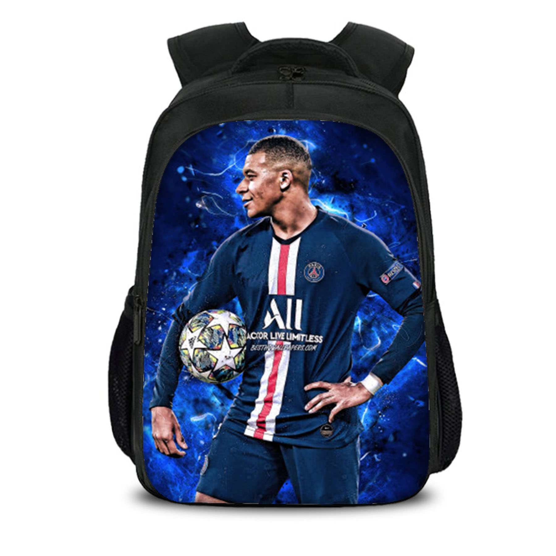 Student Water Resistant Book Bag Teen Basic Daypack,Kylian Mbappe ...