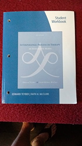 Pre-Owned Student Workbook for Teyber/McClure's Interpersonal Process ...
