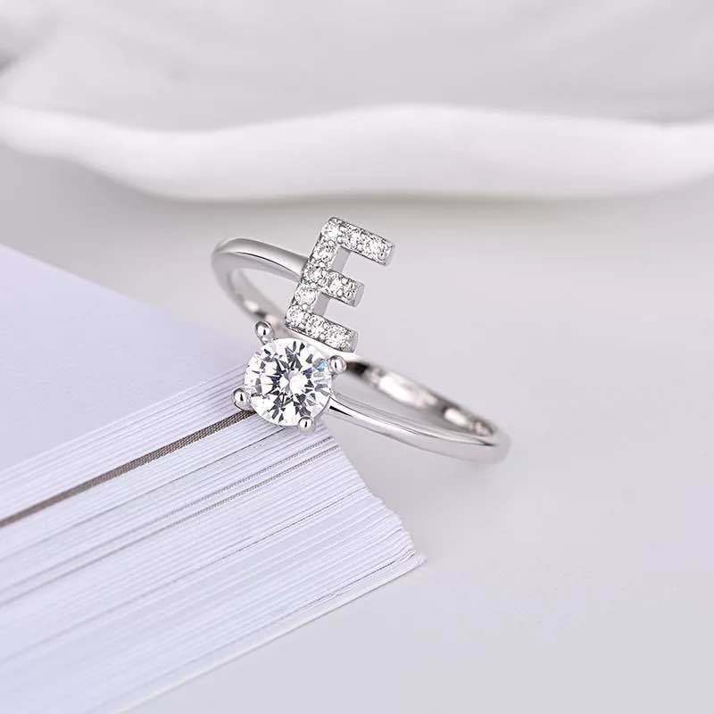 Student creative simple combination of 26 English letters style diamond ...