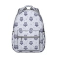 Student’s Backpack with Cute Big Eyes Owl Design Durable, Waterproof ...