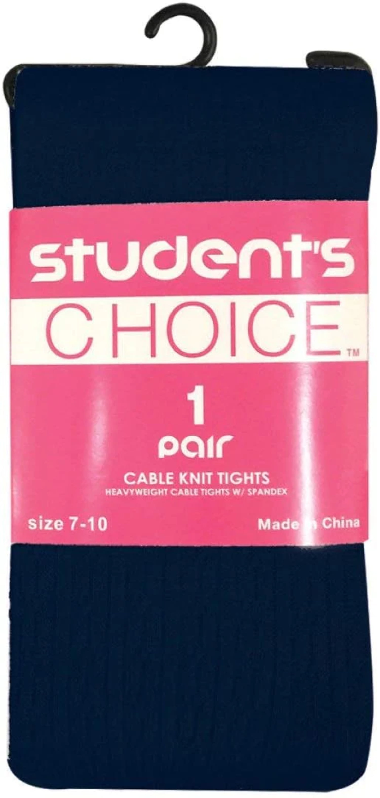 Student's Choice Cable Knit Tights - 1 Pair - Walmart.com