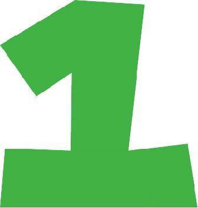 Students 1 Cute Education Wall Decal Decoration Funny Colorful Number ...