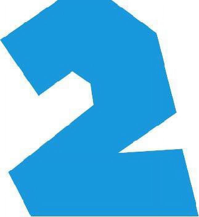 Students 2 Cute Education Wall Decal Decoration Funny Colorful Number ...