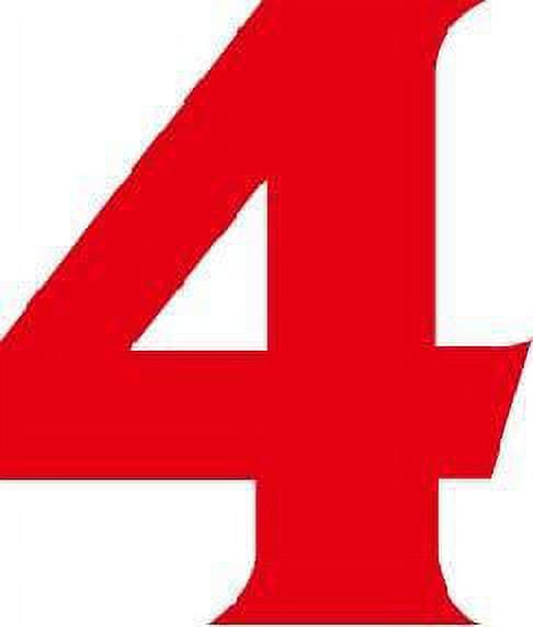 Students 4 Cute Education Wall Decal Decoration Bright Colorful Number ...