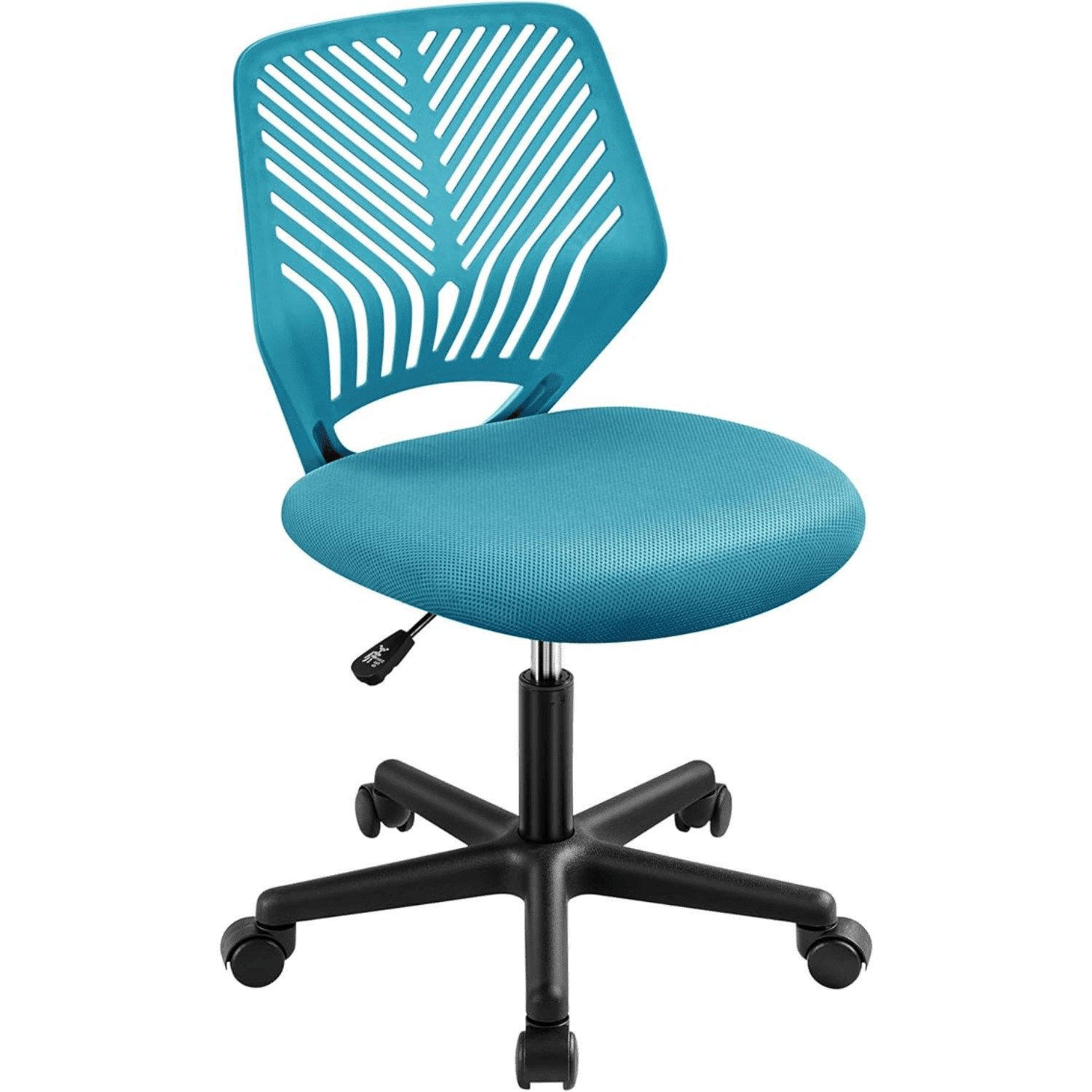 Kids Cute Office Chair Low-Back Armless Study Chair w/Lumbar Support ...