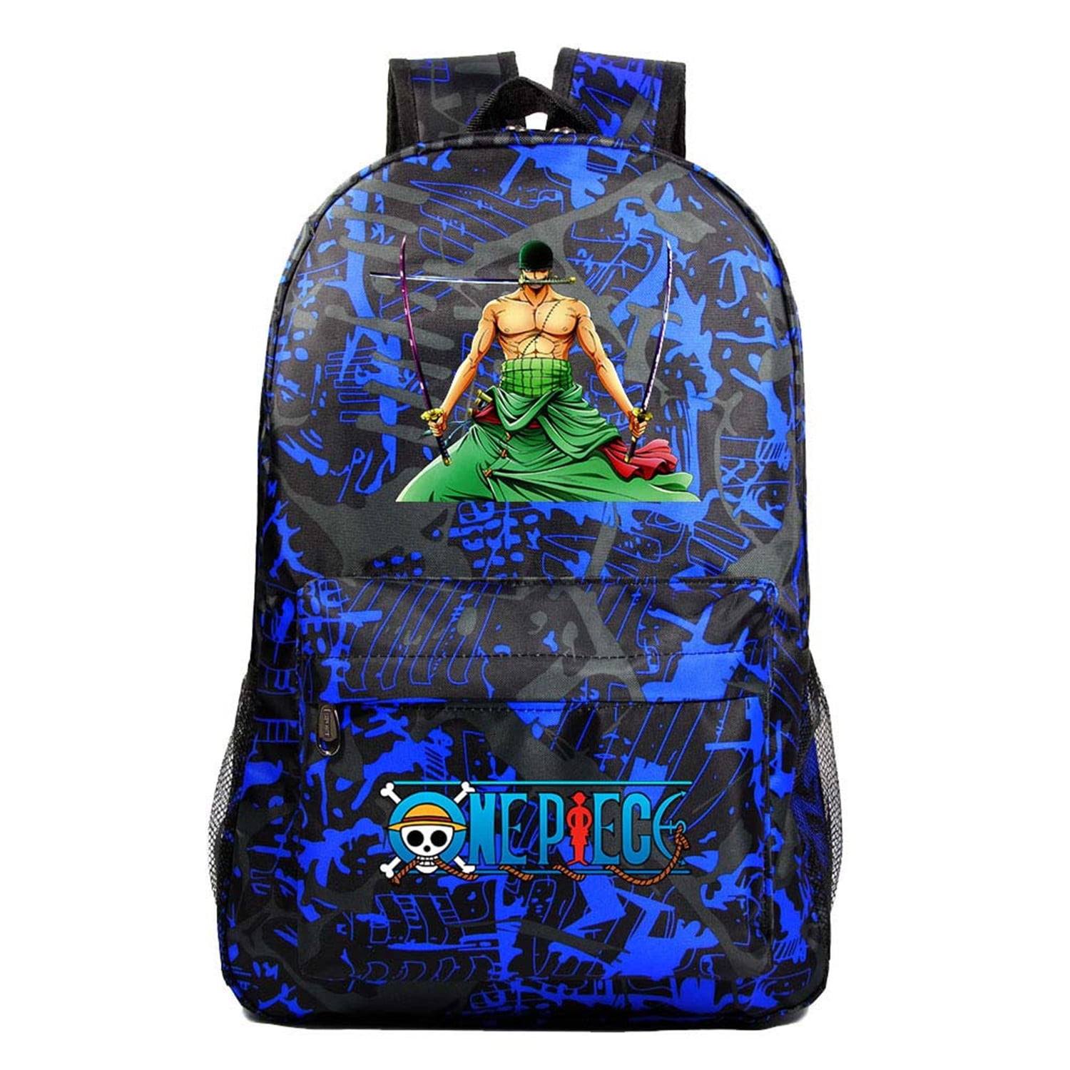 Students One Piece Classic Bookbag Anime Casual Daypack,Roronoa Zoro ...