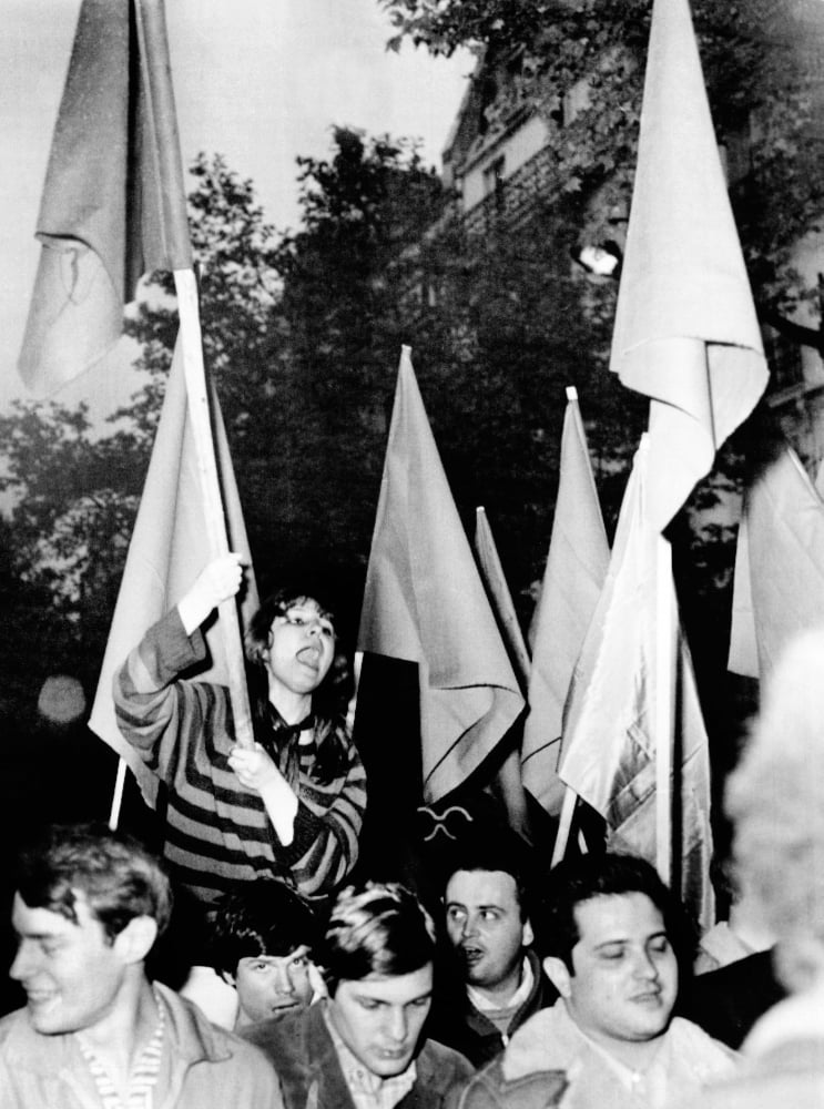 Students Protest A Government Order Banning Daniel Cohn-Bendit From ...