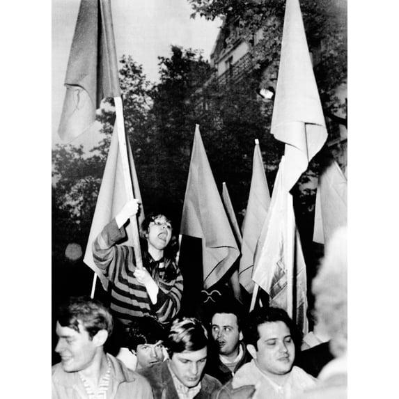 Students Protest A Government Order Banning Daniel Cohn-Bendit From ...