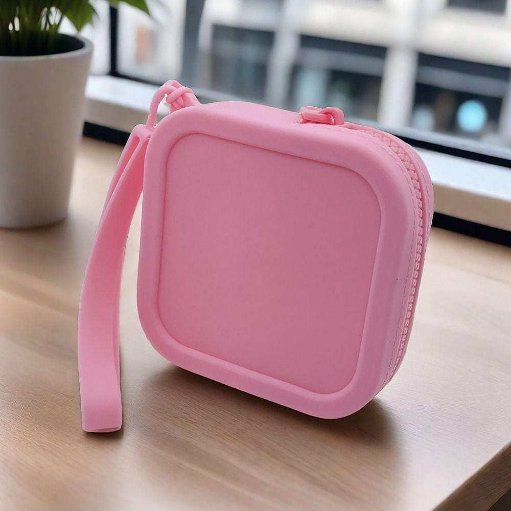 Students Simple Silicone Organizer Women Girls Waterproof Travel Pouch ...