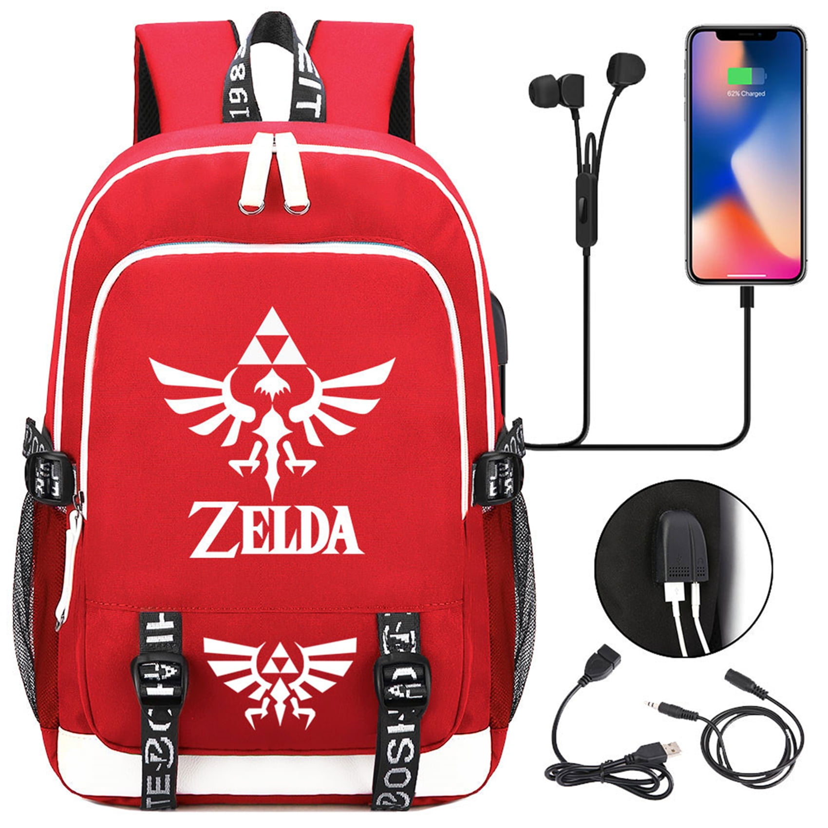 Students The Legend of Zelda Backpack Waterproof School Bookbag ...