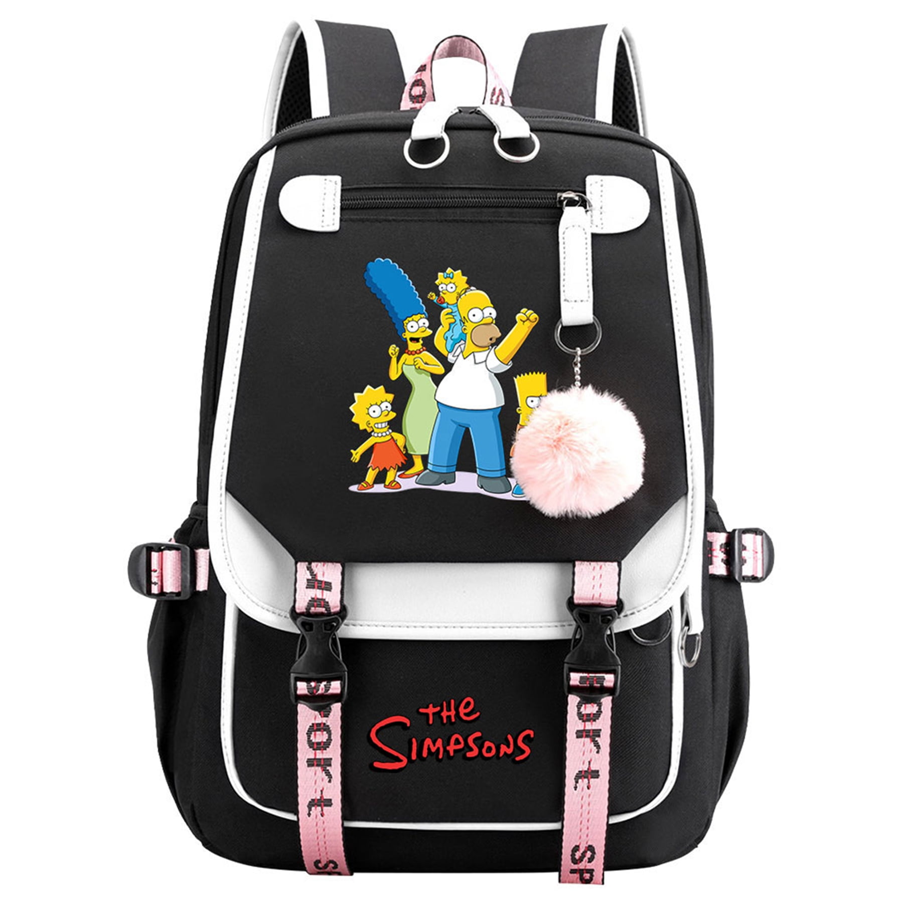 Students The Simpsons Backpack-Large Novelty Laptop Rucksack ...