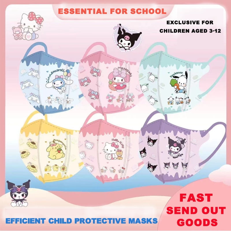 Students use disposable 3D masks - Walmart.com