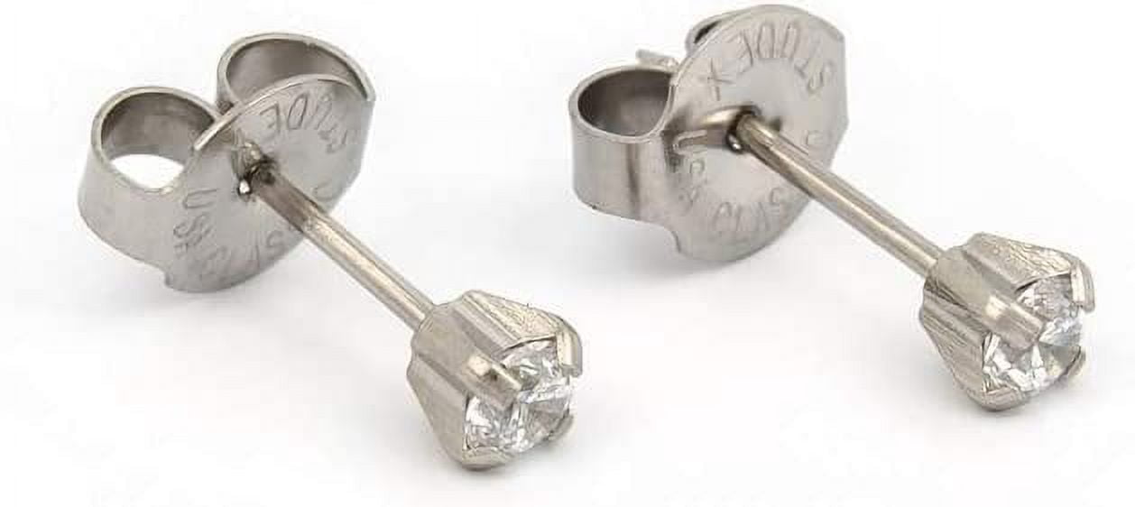 Studex Personal at Home Ear Piercing Kit with 3mm CZ Stainless Steel ...