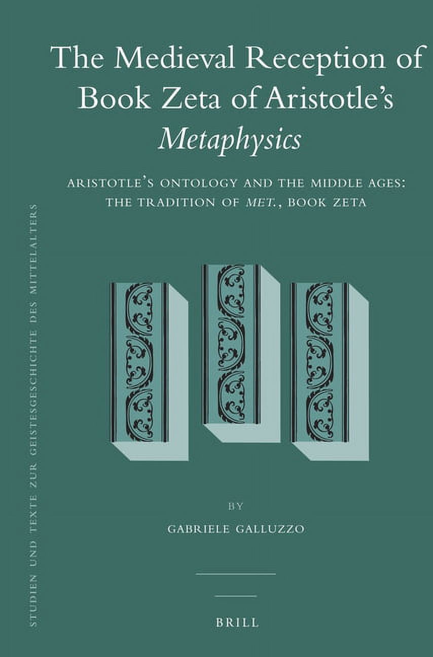 Studien Und Texte Zur Geistesgeschichte The Medieval Reception of Book ...