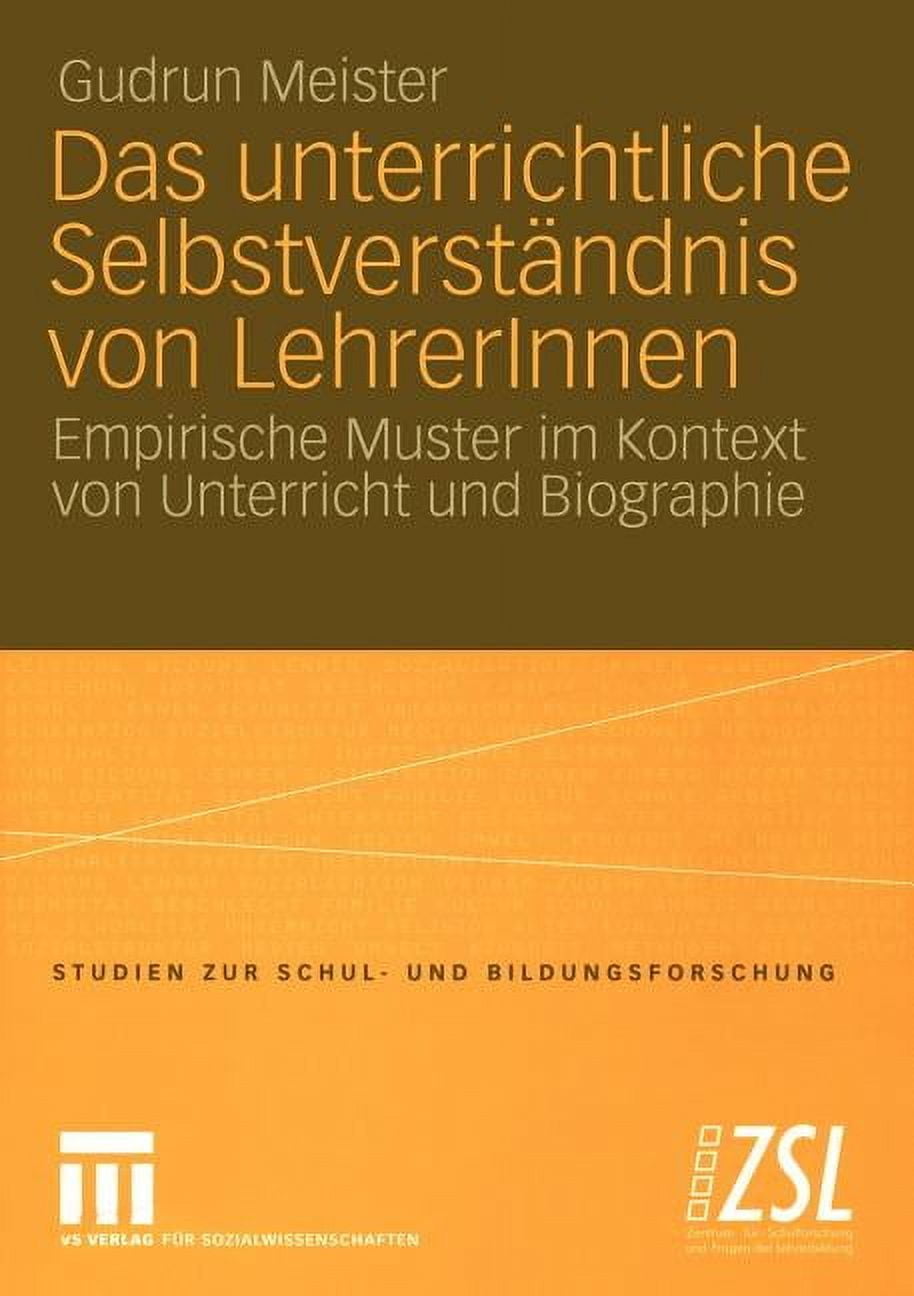 Studien Zur Schul- Und Bildungsforschung Das Unterrichtliche ...