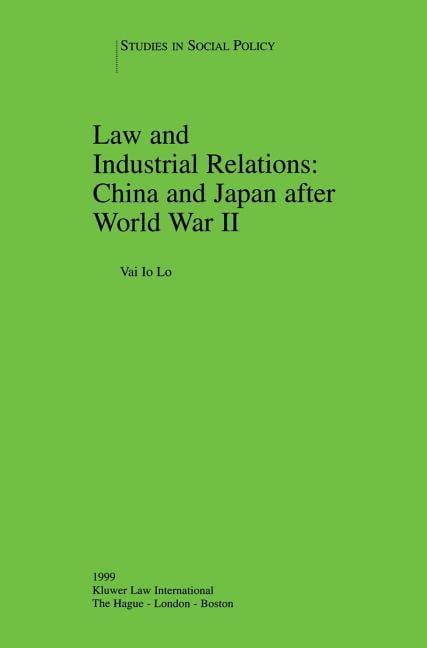 Studies in Employment and Social Policy Set: Law and Industrial ...
