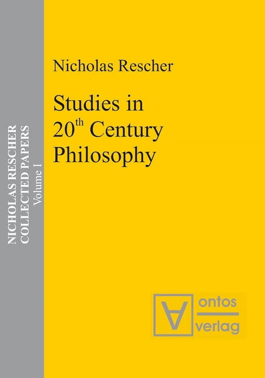 Studies in 20th Century Philosophy (Hardcover) - Walmart.com