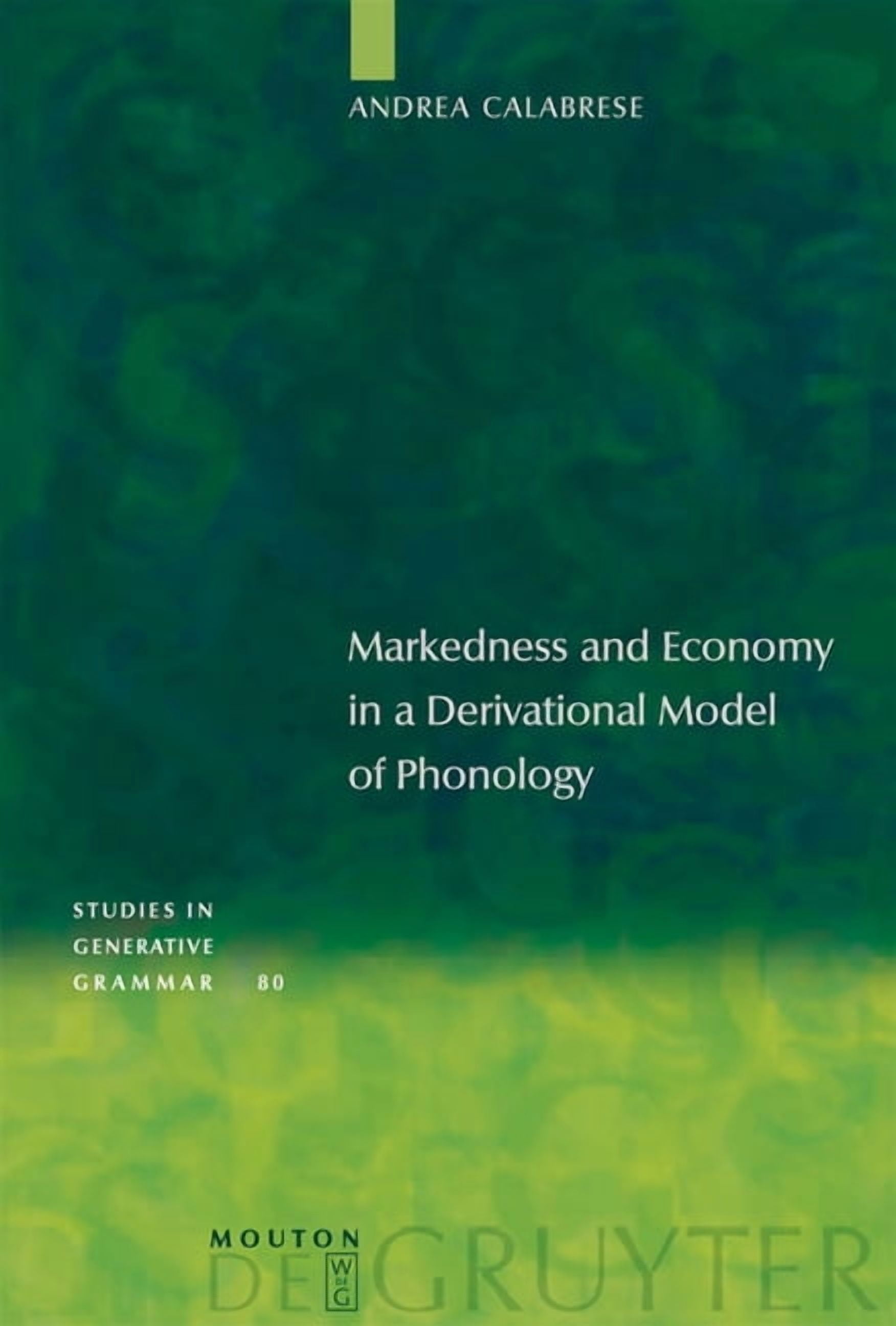 Studies in Generative Grammar [Sgg] Markedness and Economy in a ...