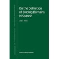 Studies in Theoretical Psycholinguistics: On the Definition of Binding ...