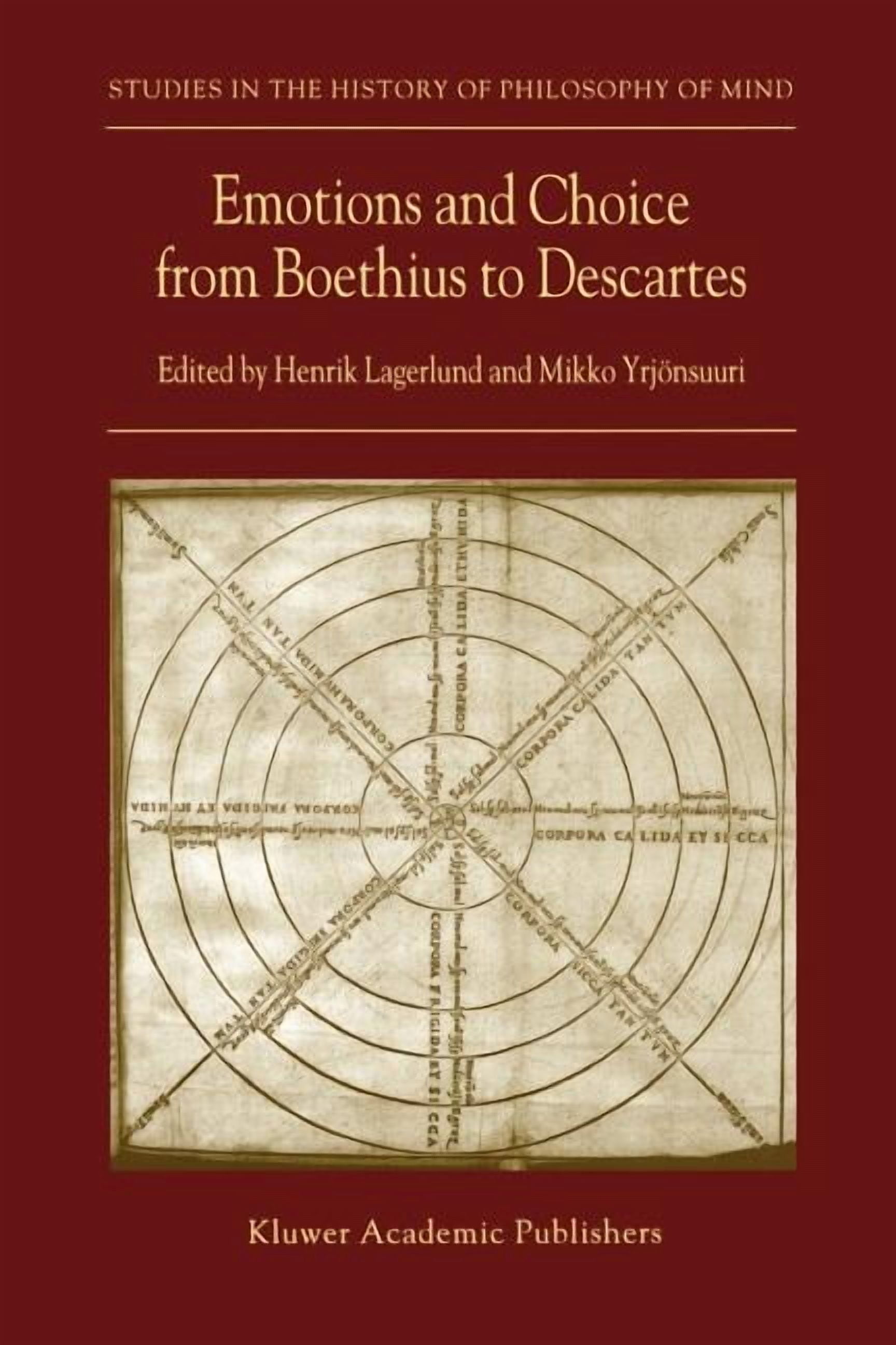 Studies in the History of Philosophy of Emotions and Choice from ...