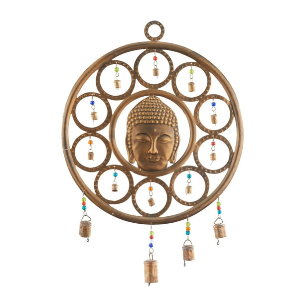 Studio 350 Iron Eclectic Windchime 25 x 14 x 1 Copper - Walmart ...