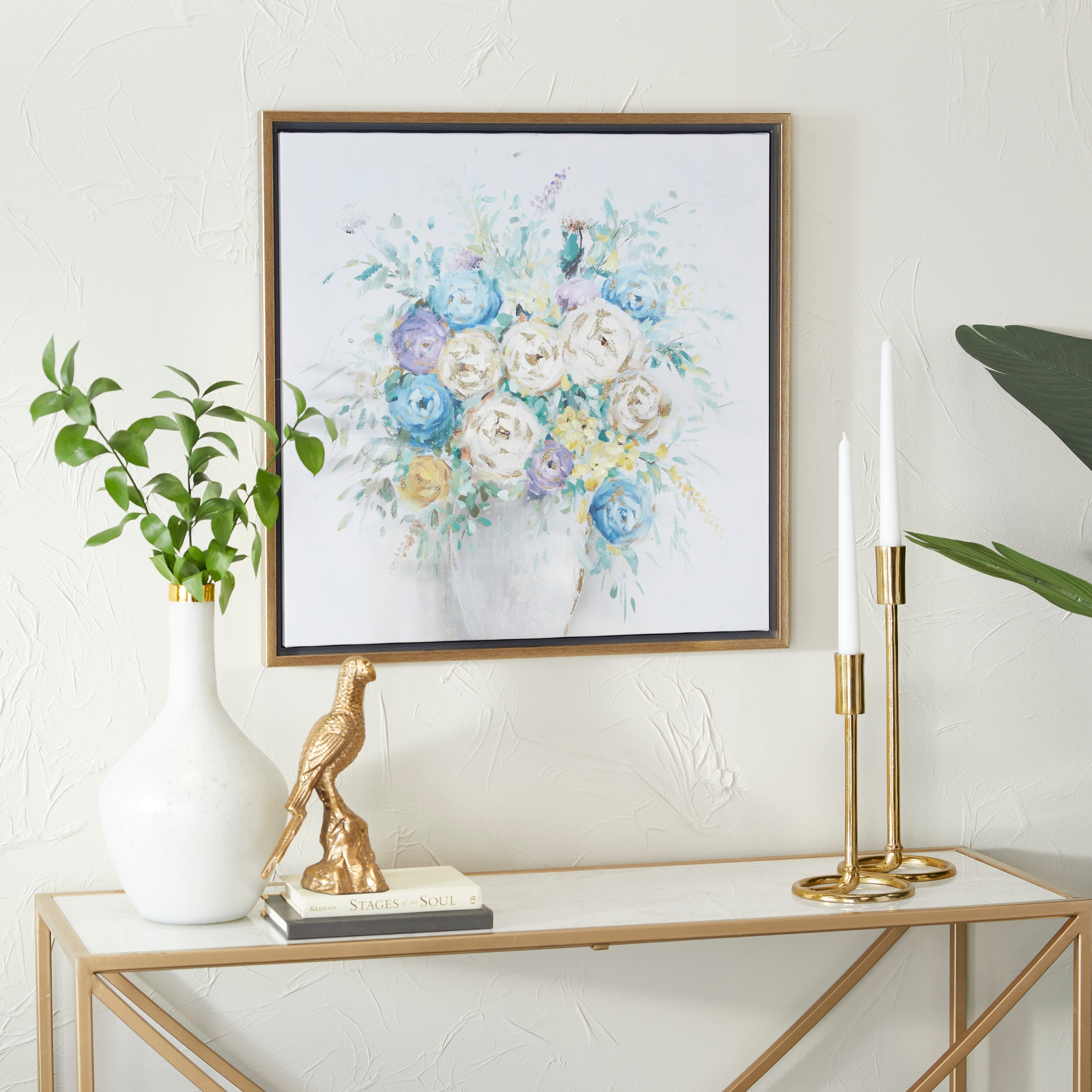 Studio 350 Multi Polystone French Country Framed Wall Art - Walmart.com