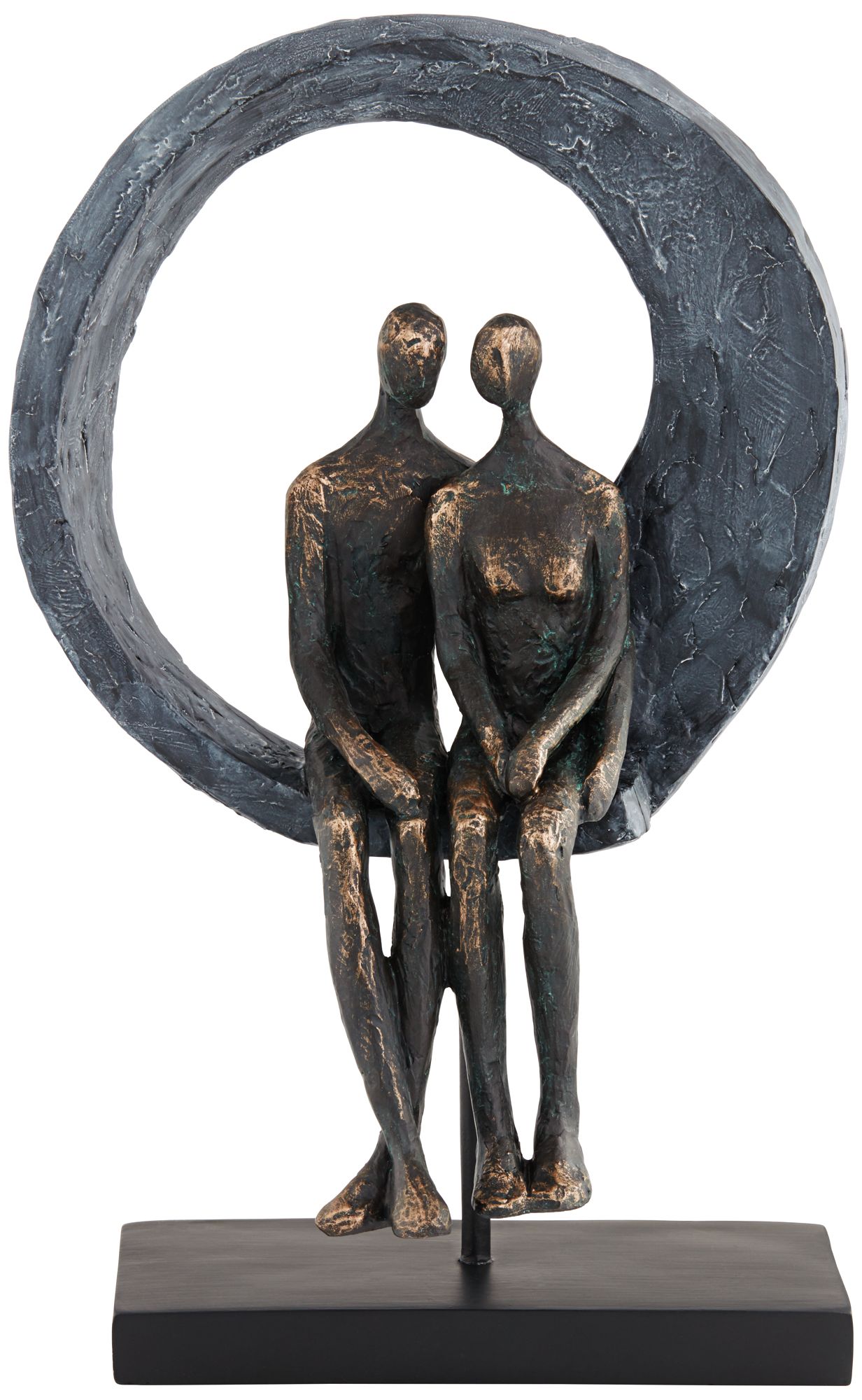 Studio 55D Abstract Couple 12" High Antique Brass Sculpture - Walmart.com