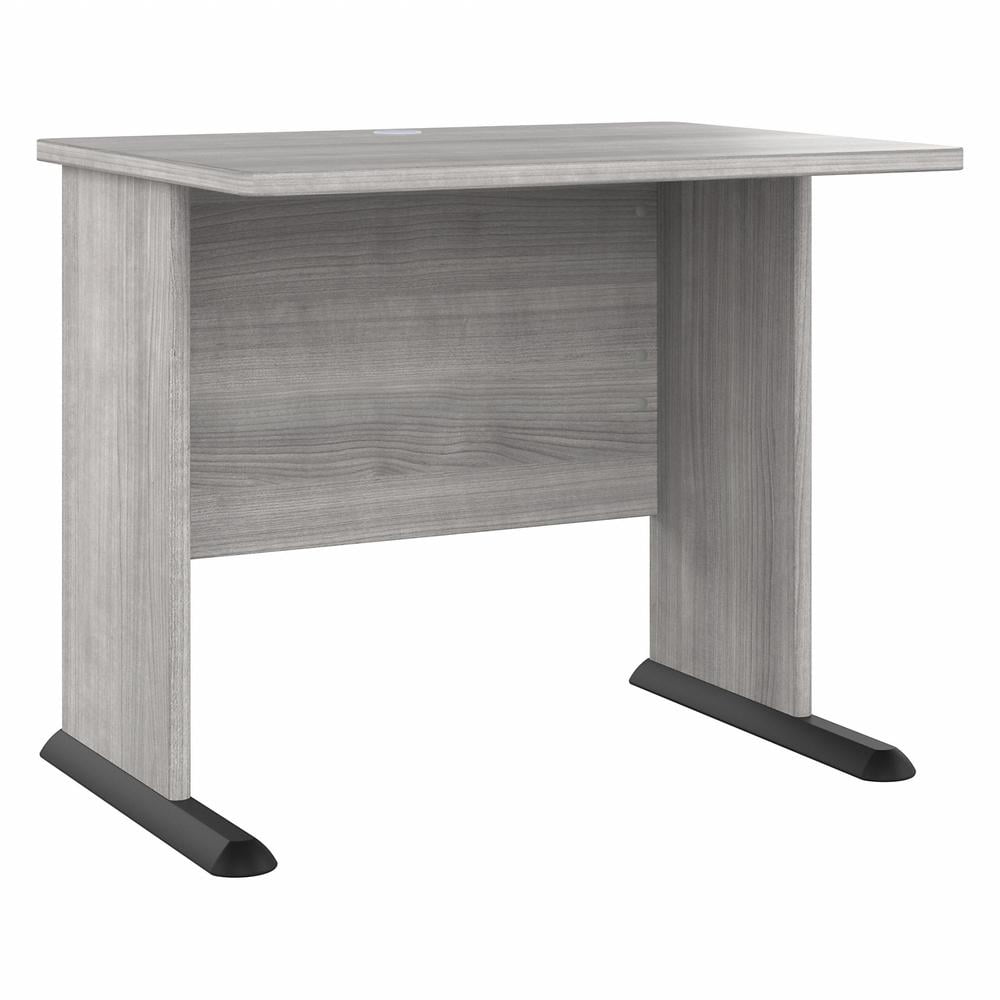 Studio A 36W Small Computer Desk in Platinum Gray - Engineered Wood ...