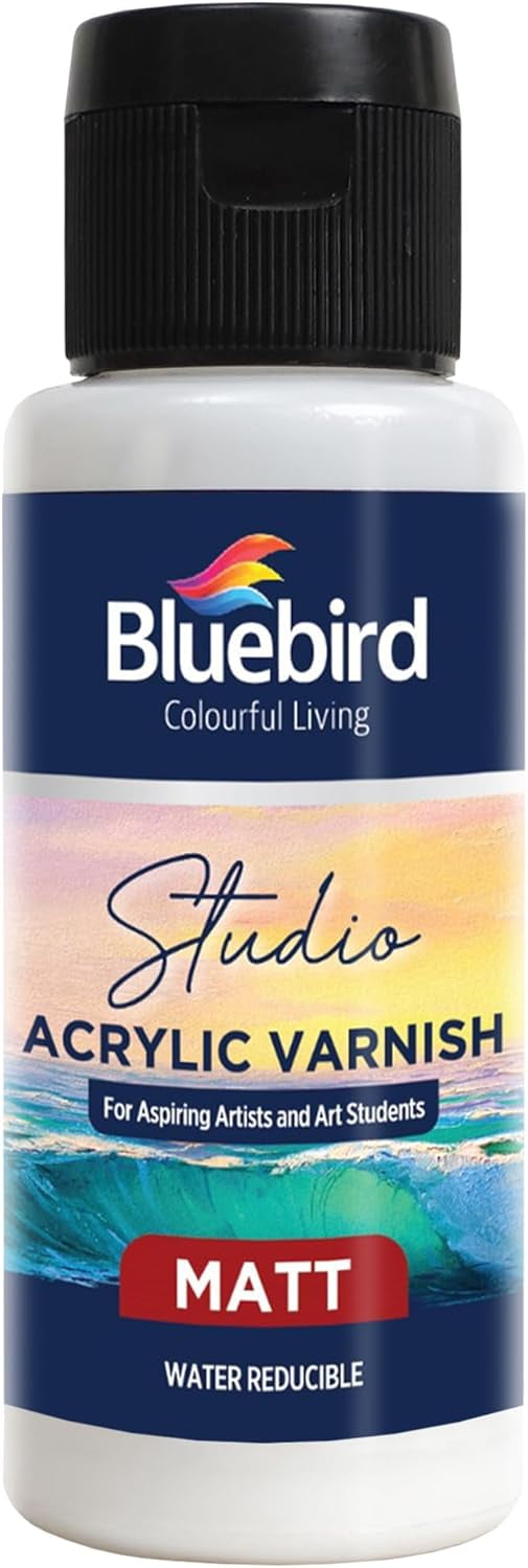 Studio Acrylic Varnish, Matt, 3.38 Fl Oz (100ML), Non-Yellowing, Non ...