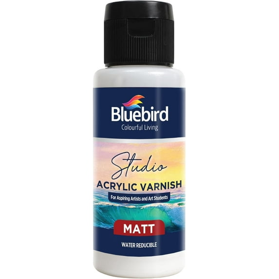 Studio Acrylic Varnish, Matt, 3.38 Fl Oz (100ML), Non-Yellowing, Non ...